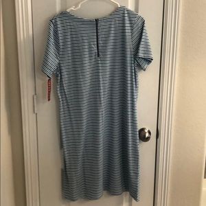 Merona | Dresses | Merona Striped Capsleeved Dress Brand New | Poshmark